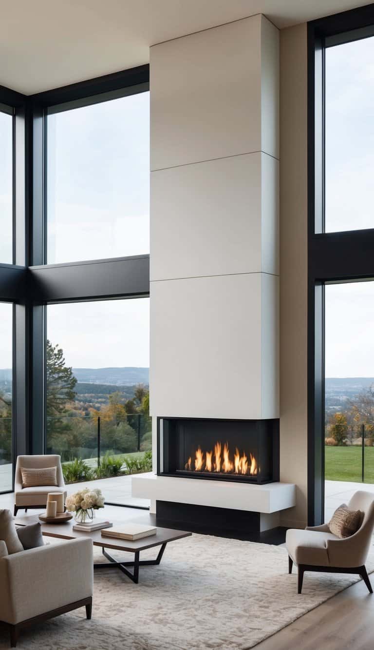 21 Floor-to-Ceiling Fireplace Ideas for Dramatic Impact: Transform Your ...