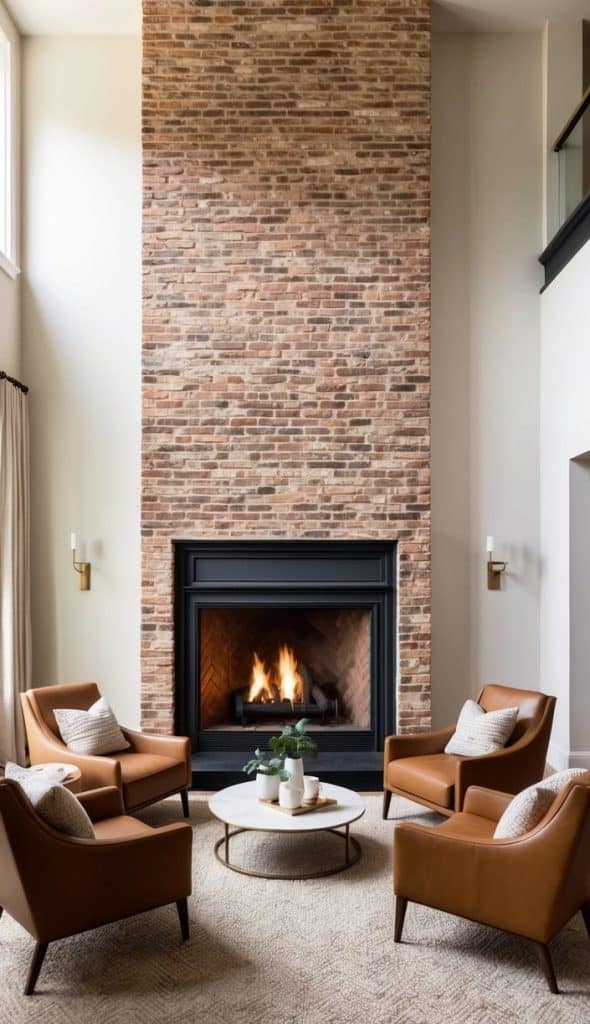 21 Floor-to-Ceiling Fireplace Ideas for Dramatic Impact: Transform Your ...