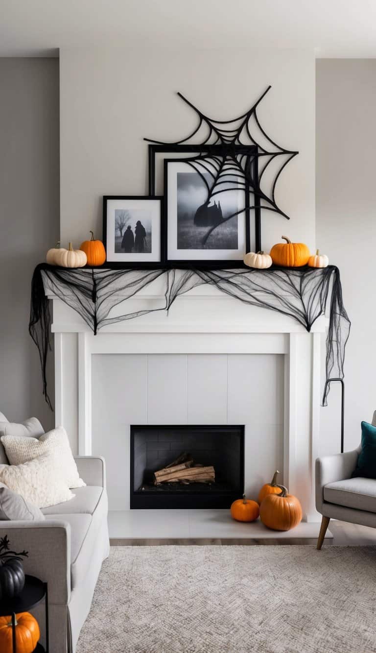 9 Halloween Mantel Decorating Ideas for Spooky Fun: Create a Hauntingly ...