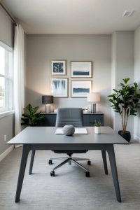 15 Gray Home Office Ideas for Modern Sophistication: Elevate Your ...