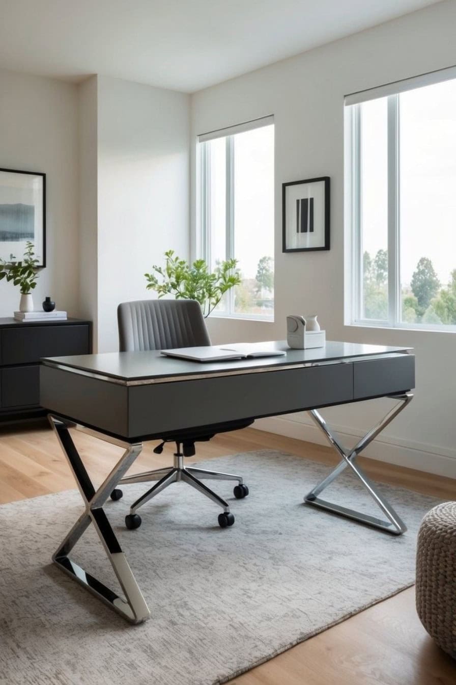 15 Gray Home Office Ideas for Modern Sophistication: Elevate Your ...